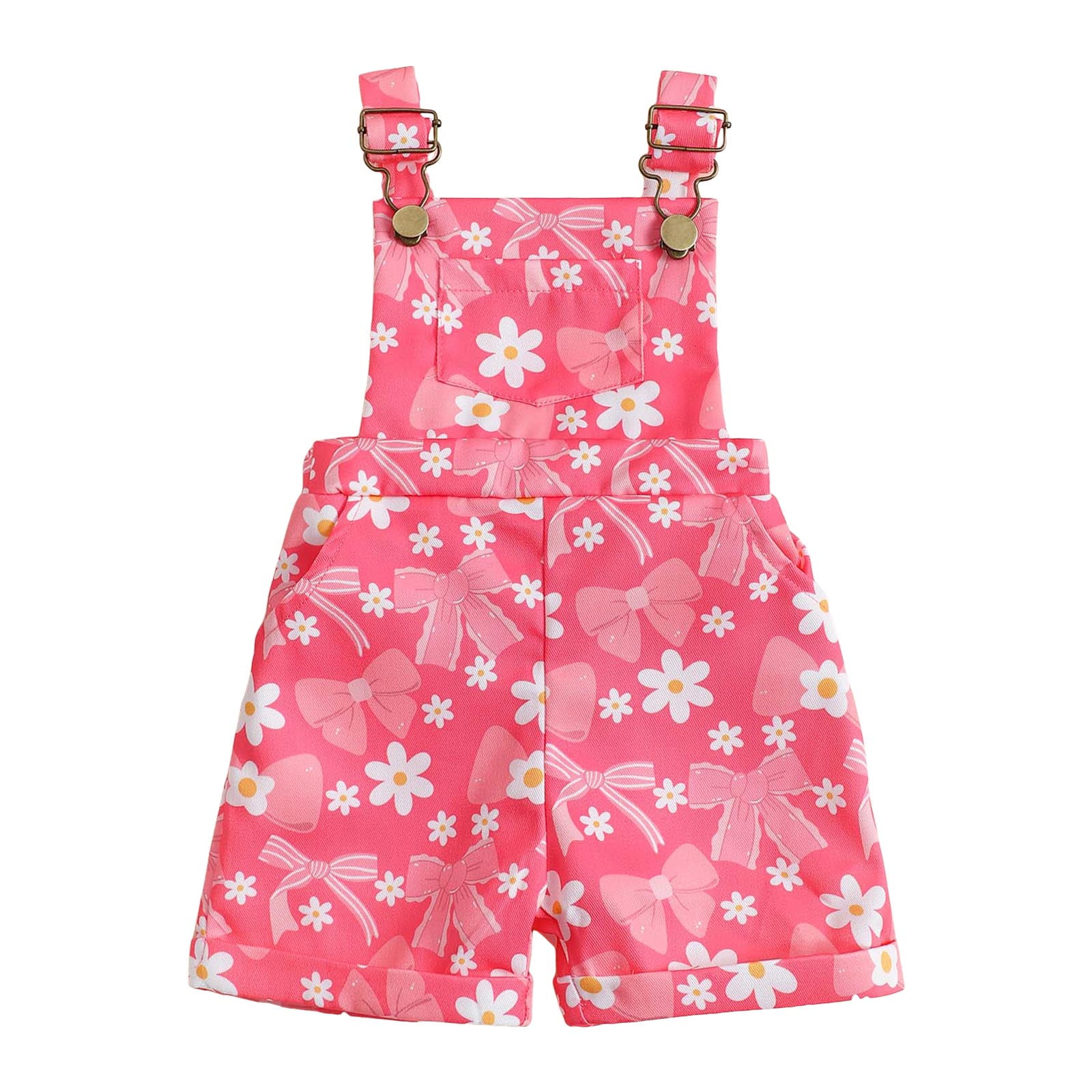 CZHQWE Toddler Girl Summer Outfits Girls Clothes Size 6 Toddler Baby Girl Overalls Loose Fit ...