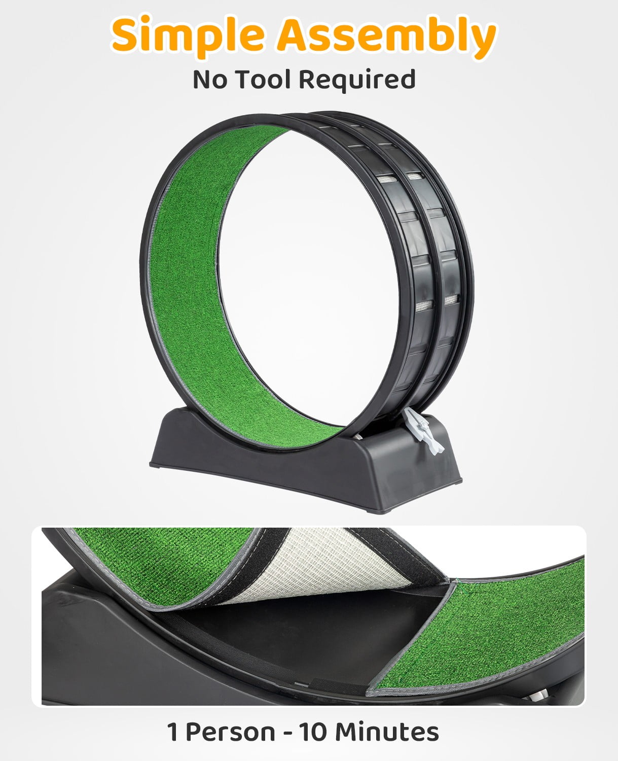 CZMDZH Cat Exercise Wheel, 30-Inch Large Cat Treadmill for Indoor Cats ...