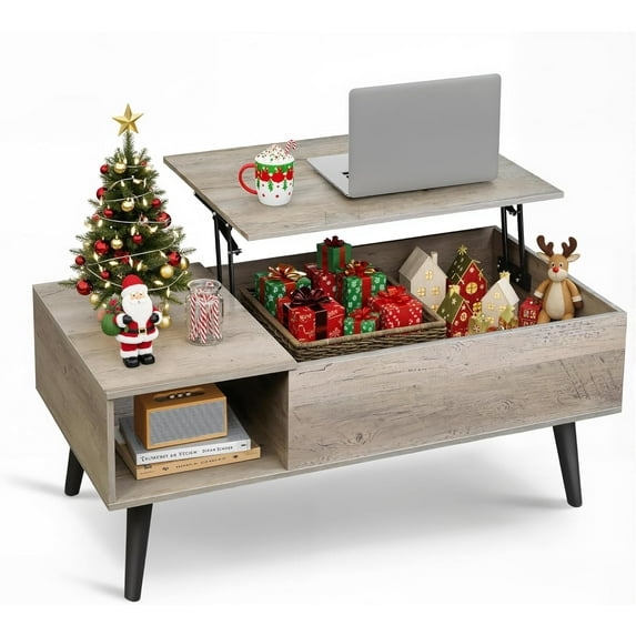 CZMDZH Coffee Table for Living Room, Lift Top Coffee Table with Storage ...