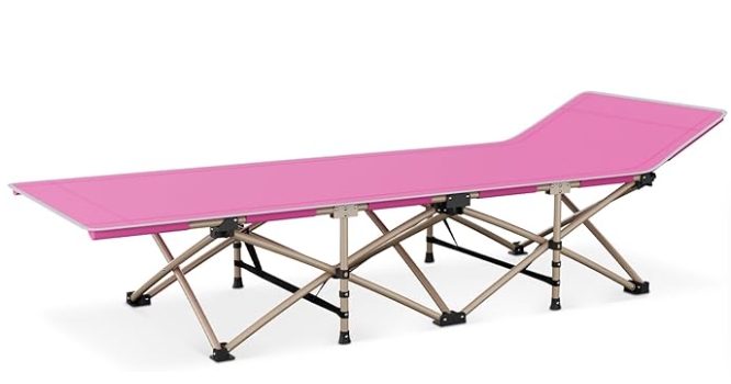 CZMDZH Folding Sleeping Cot for Adults, Easy to Set Up Portable ...