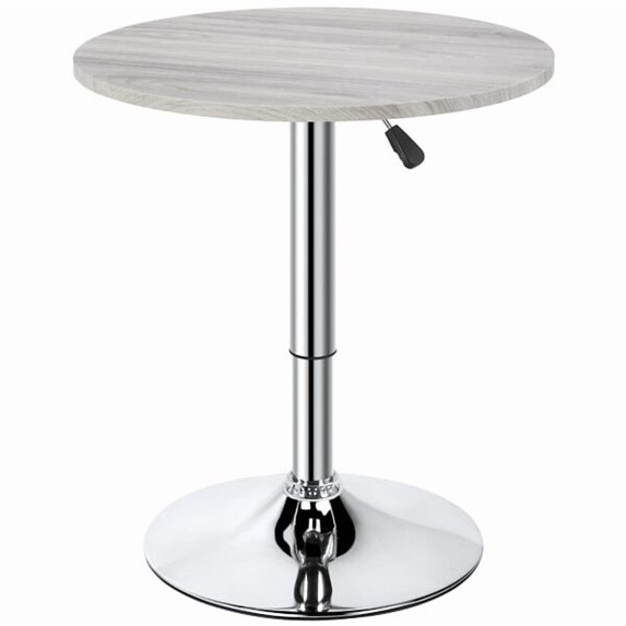 CZMJY Home Bar Adjustable Pub Bar Round Table Height Range Counter ...