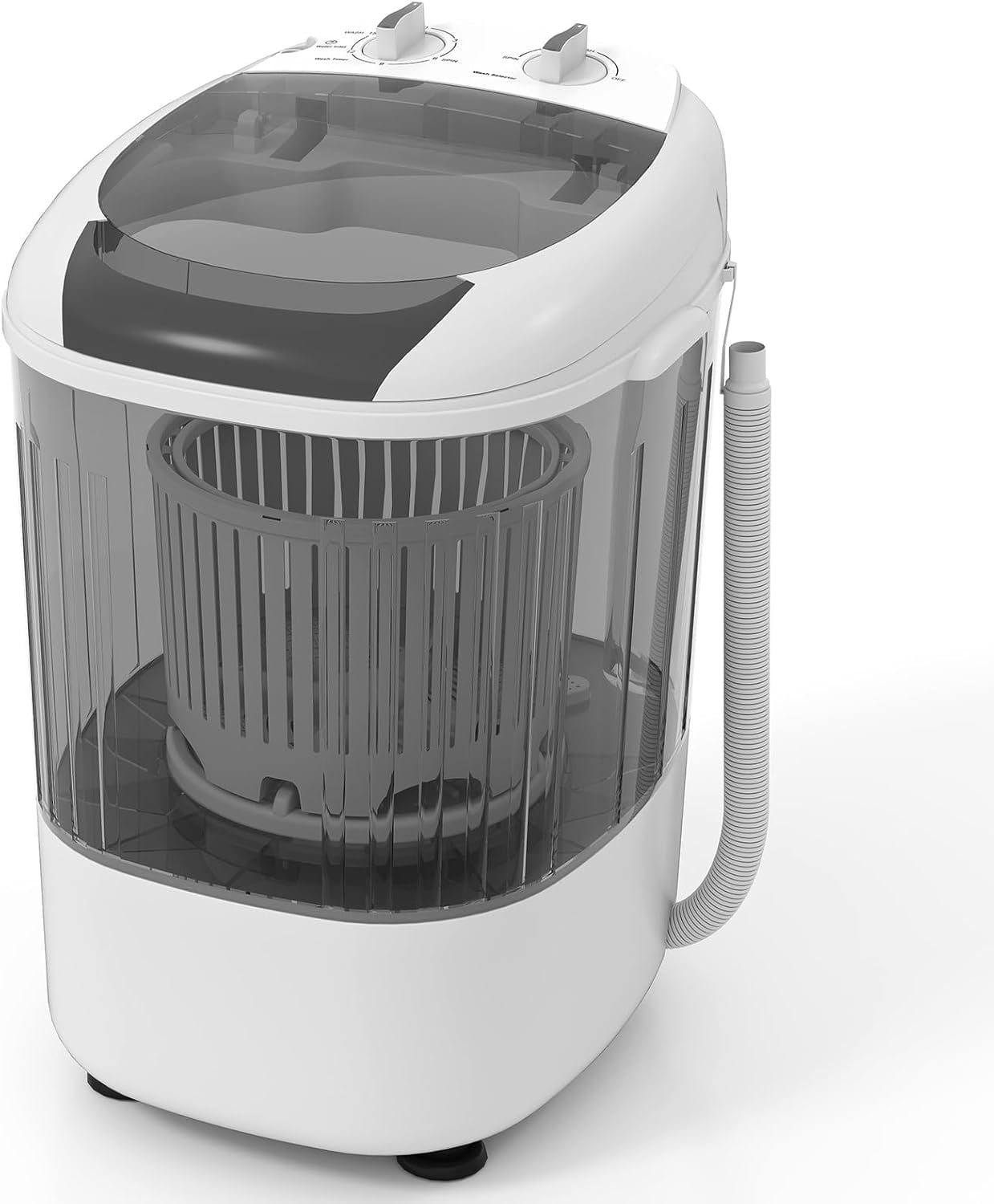 CZMJY Portable Mini Washing Machine, 5.5 lbs Capacity Small Compact ...