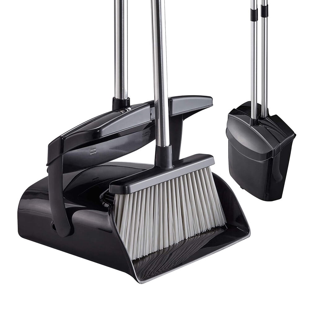 CZMJY Upright Broom Dustpan Combo Sweep Set with 50" Extended ...