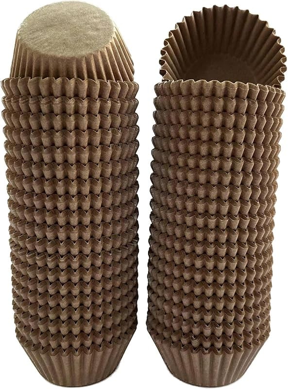 CZQ 1000-Count Natural Mini Cupcake Liners Small Muffin Liners No Smell ...