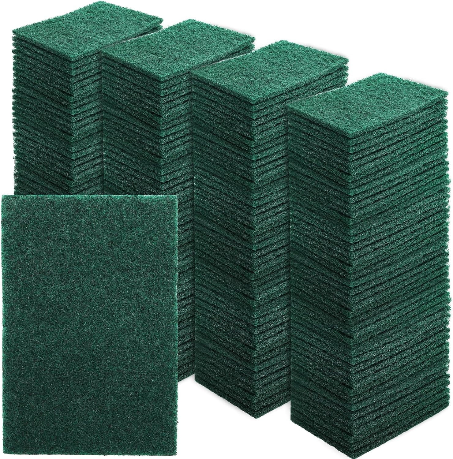 CZQ 120 Pack Heavy Duty Scouring Pads, 4 x 6 Inch Non-Scratch Scrub ...