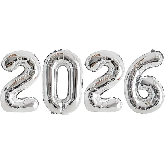 CZQ 2026 Foil Number Balloons for 2026 New Year Eve Festival Party ...