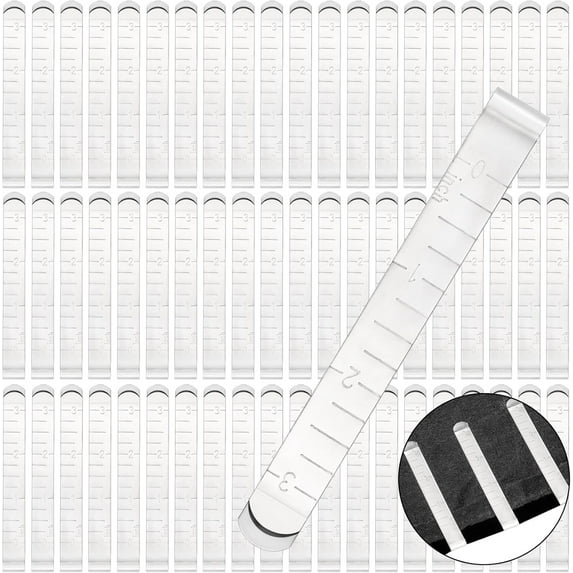 CZQ 60 Pieces Sewing Clips, 3 Inch Hemming Clips, Stainless Steel ...