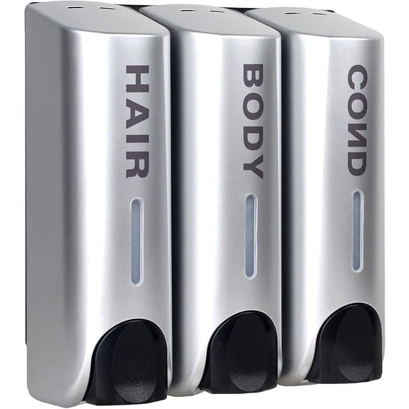 CZQ Chamber Shower Soap Dispenser Trio Wall Mounted Shampoo and ...