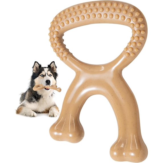 CZQ Durable Dog Chew Toy for Aggressive Chewers, Indestructible Nylon ...
