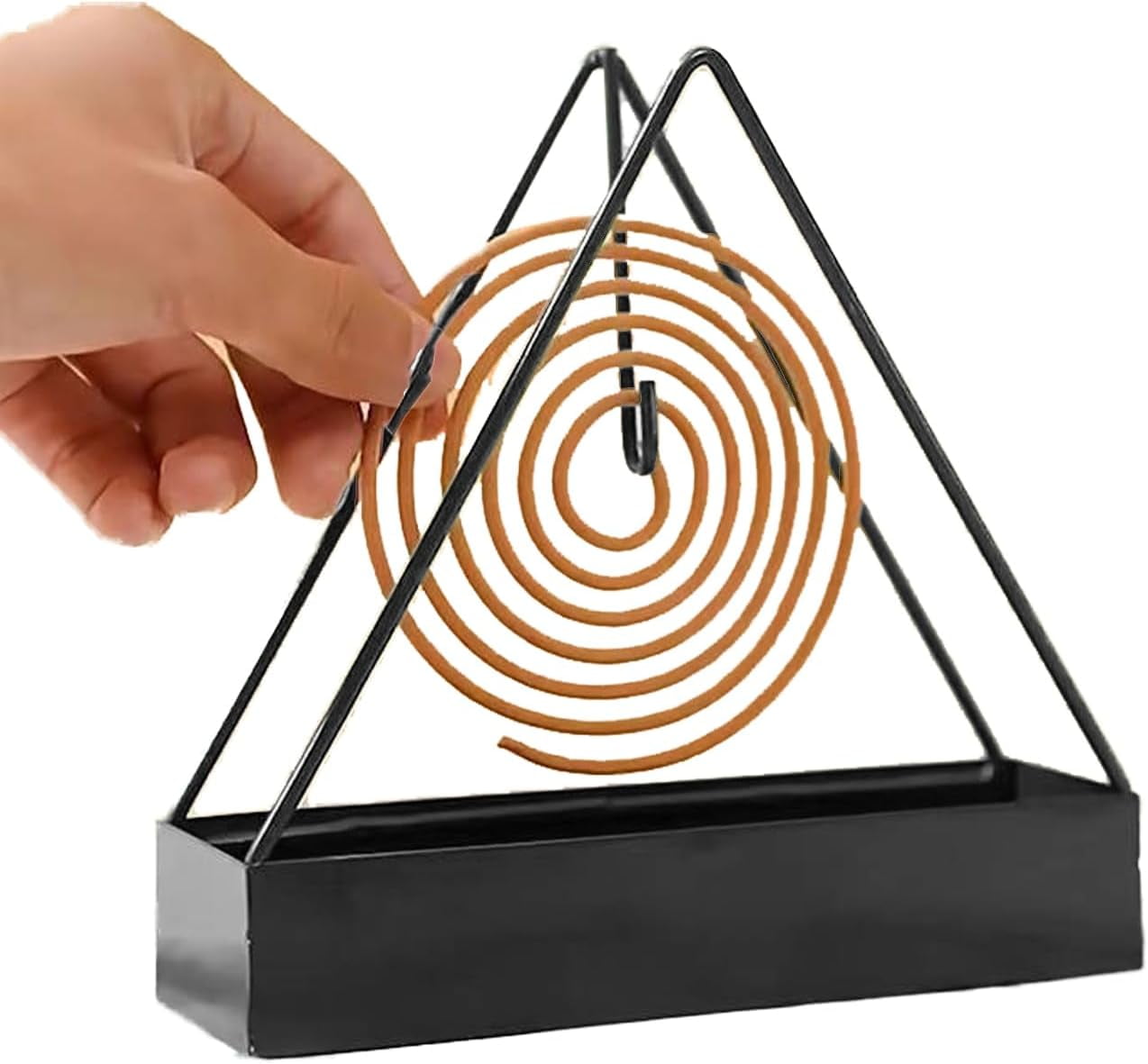 CZQ Portable Iron Mosquito Coil Holder with Handle,Fireproof Material ...