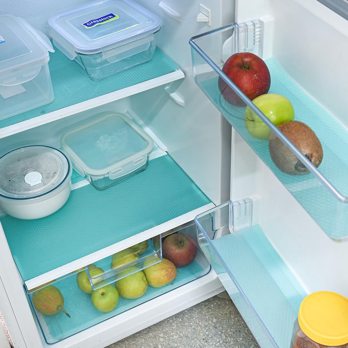 CZQ Refrigerator Liners, Washable Fridge Shelf Liners Mats ,for Freezer ...
