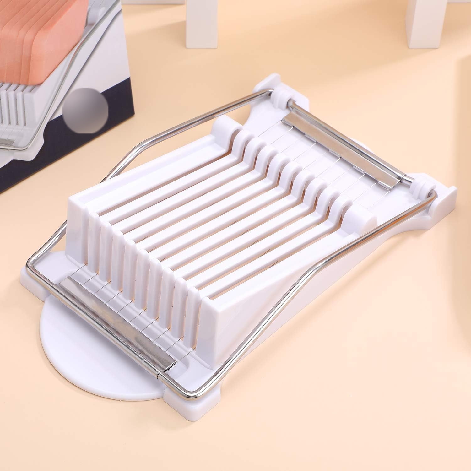 CZQ Slicer, Luncheon Meat Slicer Boiled Egg Fruit Soft Cheese Butter ...