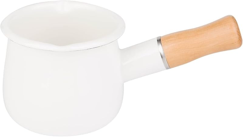 CZQMilk Pot, Butter Warmer Non-stick Mini Saucepan, 4 Inch 17 Oz Small ...