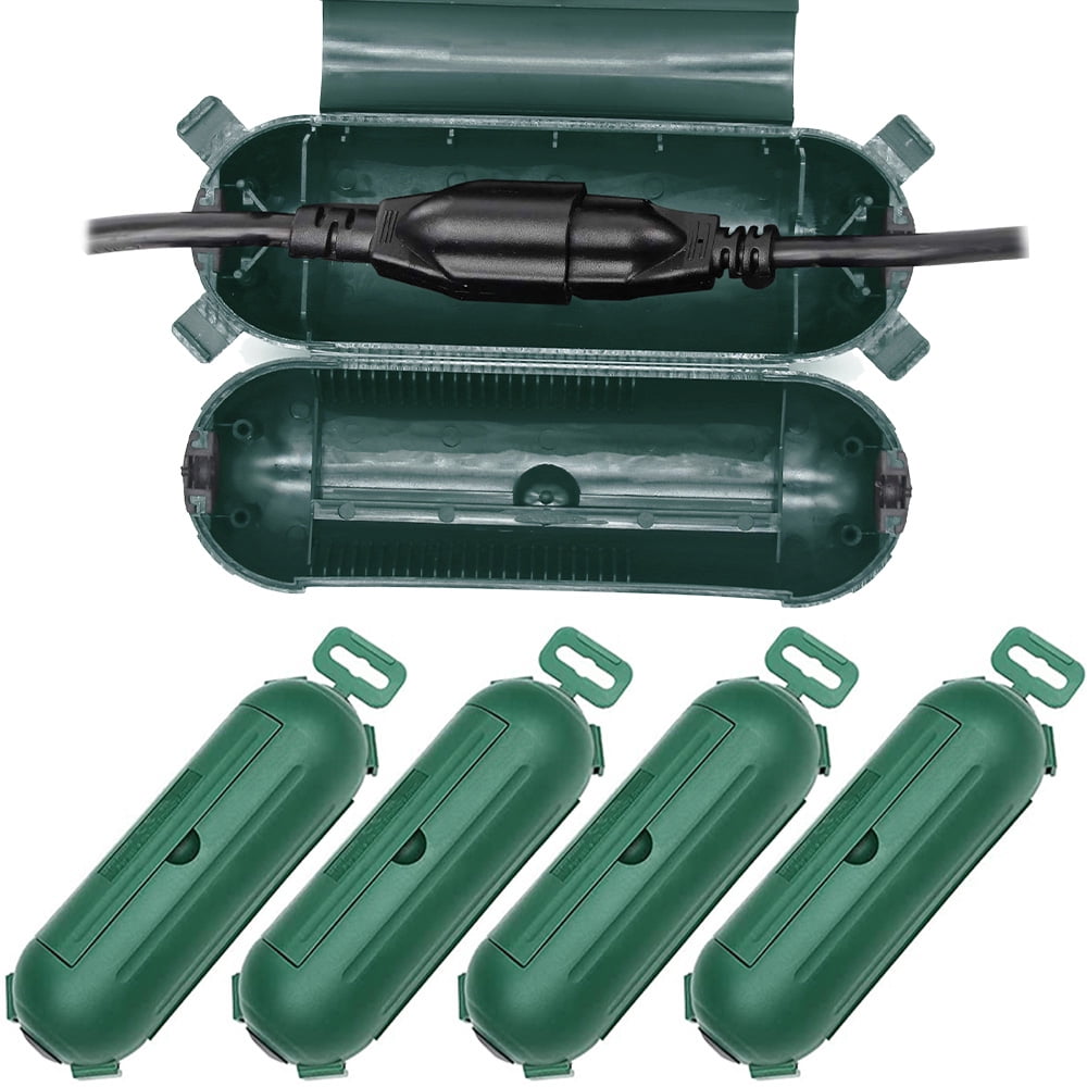 CZS 4 Pack Outdoor Extension Cord Safety Cover, IP44 Waterproof ...