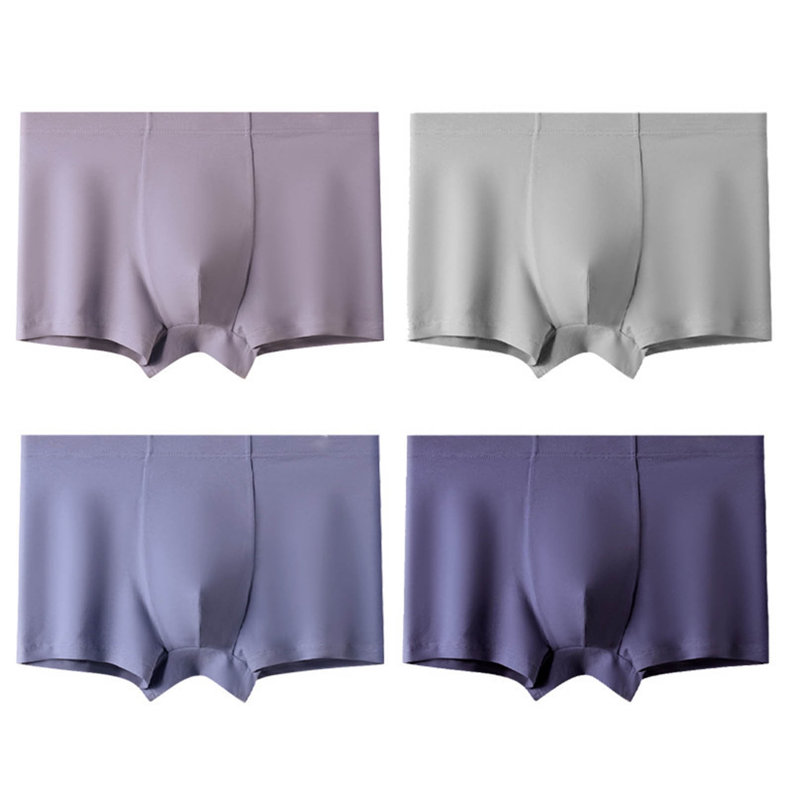 CZSCPDAW 4 Pack Men’s Underwear Boxer Briefs Breathable and Soft with ...