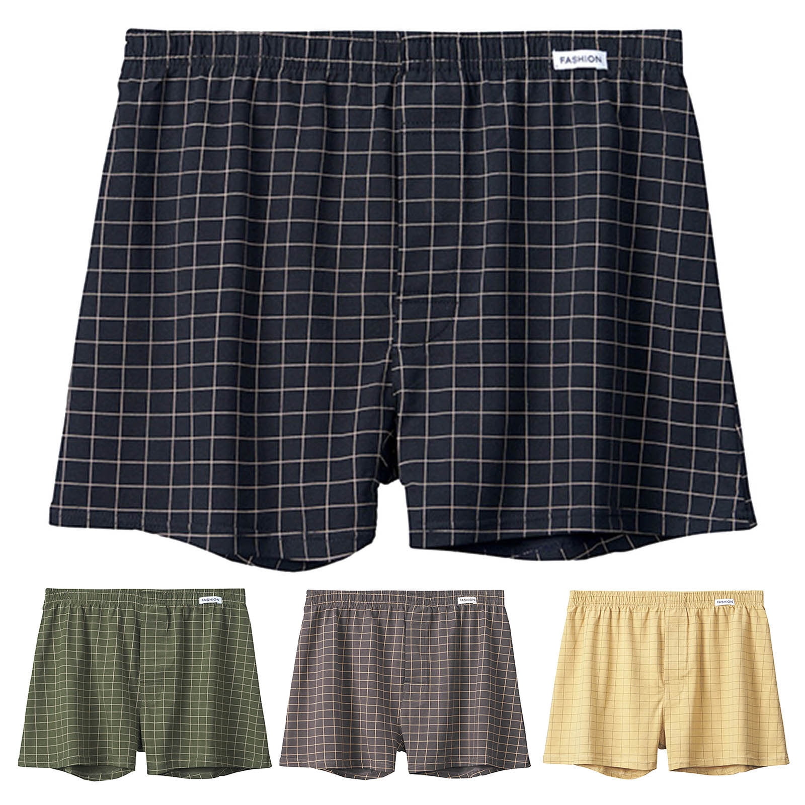 CZSCPDAW 4 Pack Men's Underwear Trunks Support Balls Pouch Enhancing ...