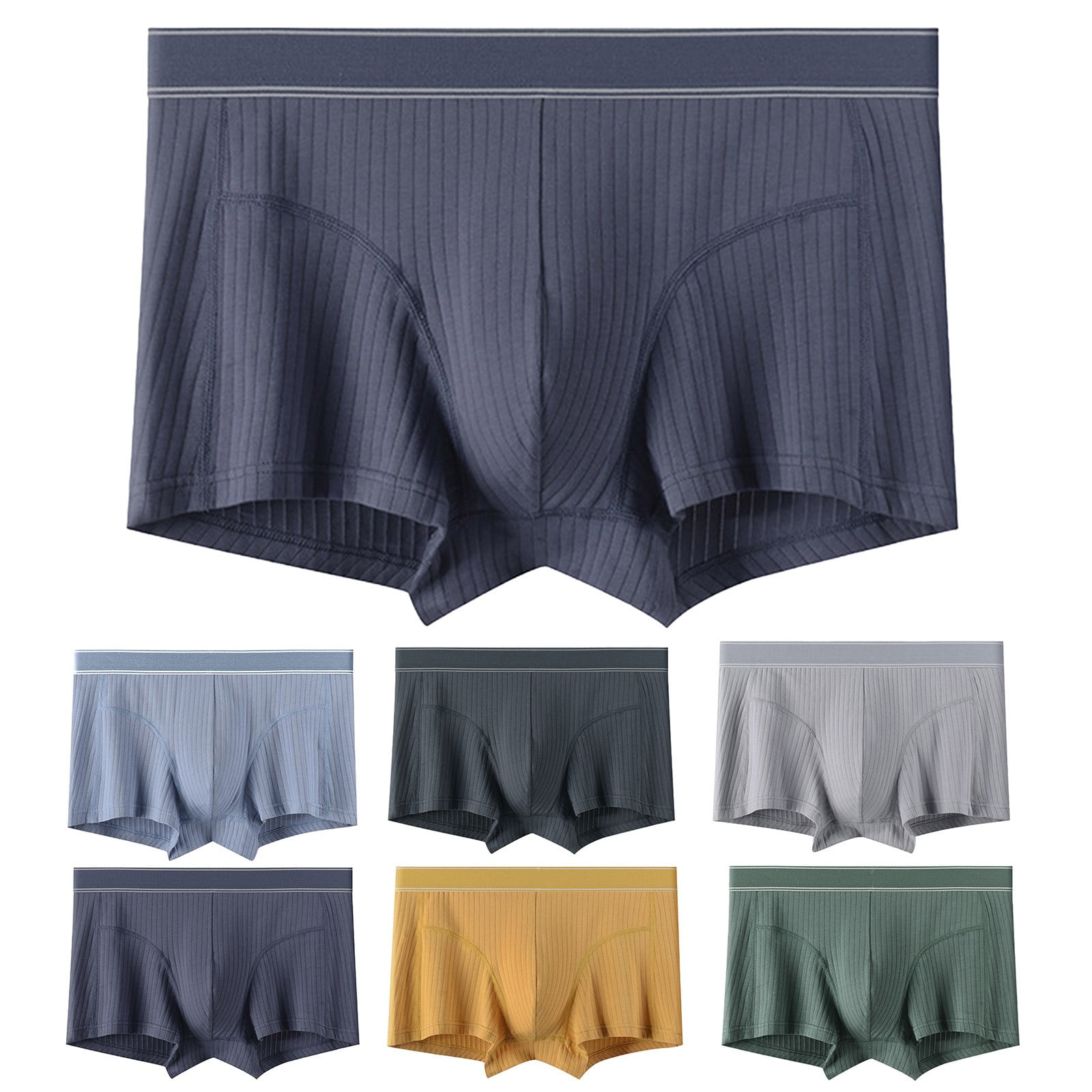 CZSCPDAW 6 Pack Mens Comfort Flex Fit Boxer Briefs,Ultra Soft Stretch ...