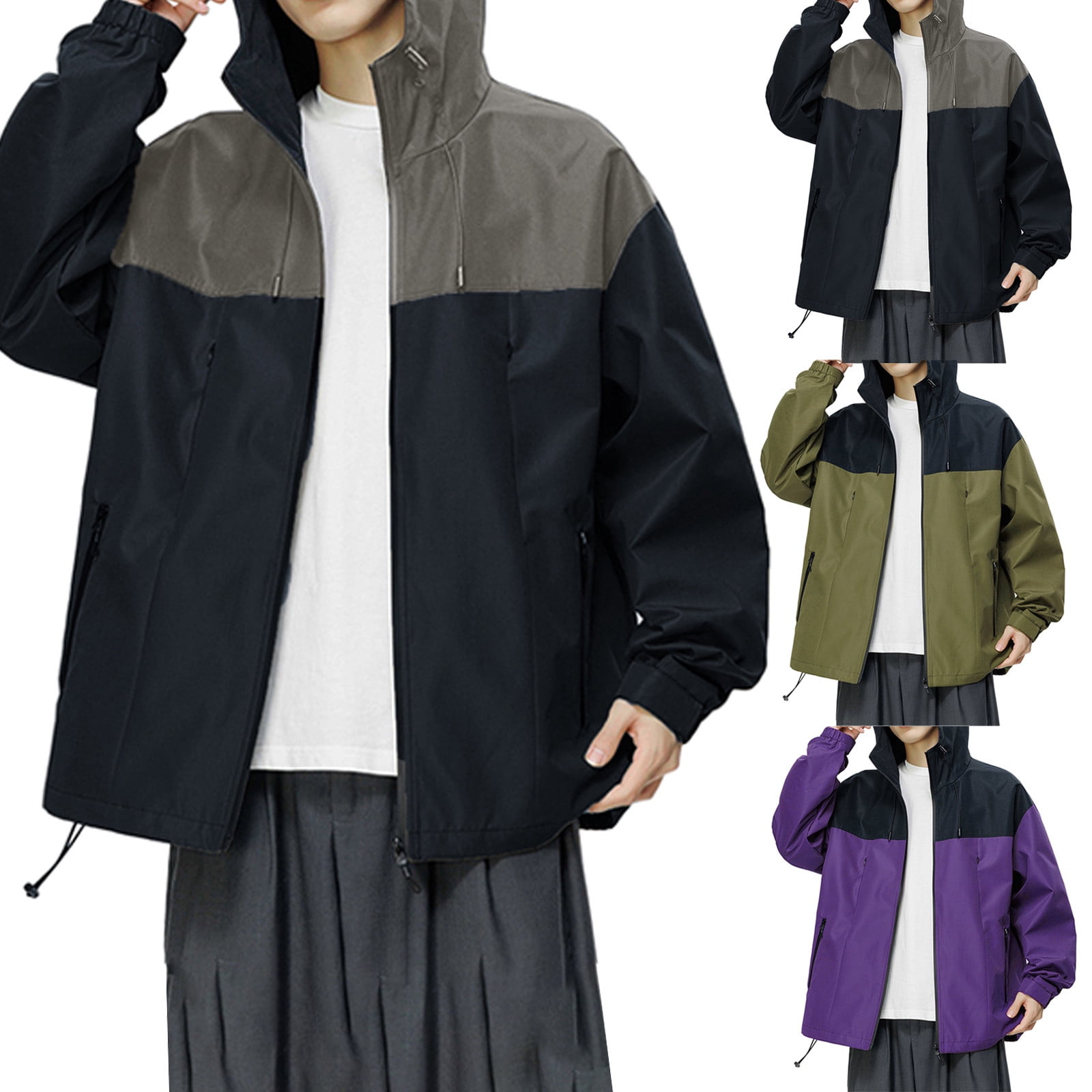 CZSCPDAW Elegant Coats Snow Jackets Water Resistance With Hood Warm ...