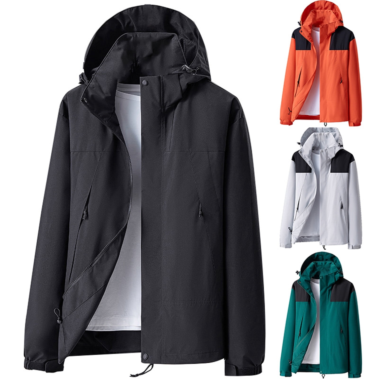 CZSCPDAW Elegant Men's Skiing Jacket Water-Proof Windproof Rain Jackets ...