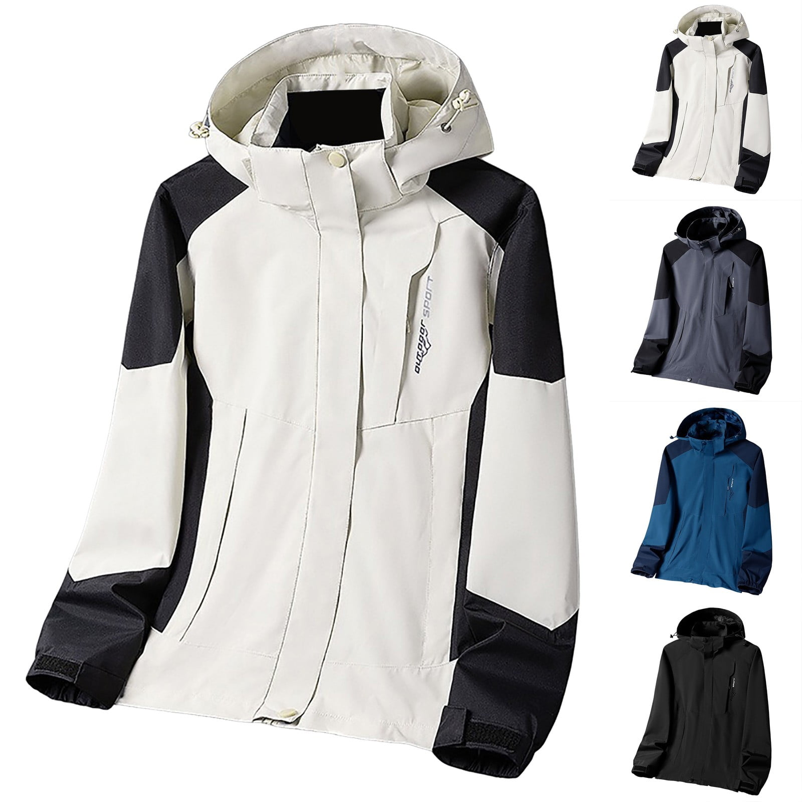 CZSCPDAW Elegant Men's Winter Coats Snow Jackets Water Resistance With ...