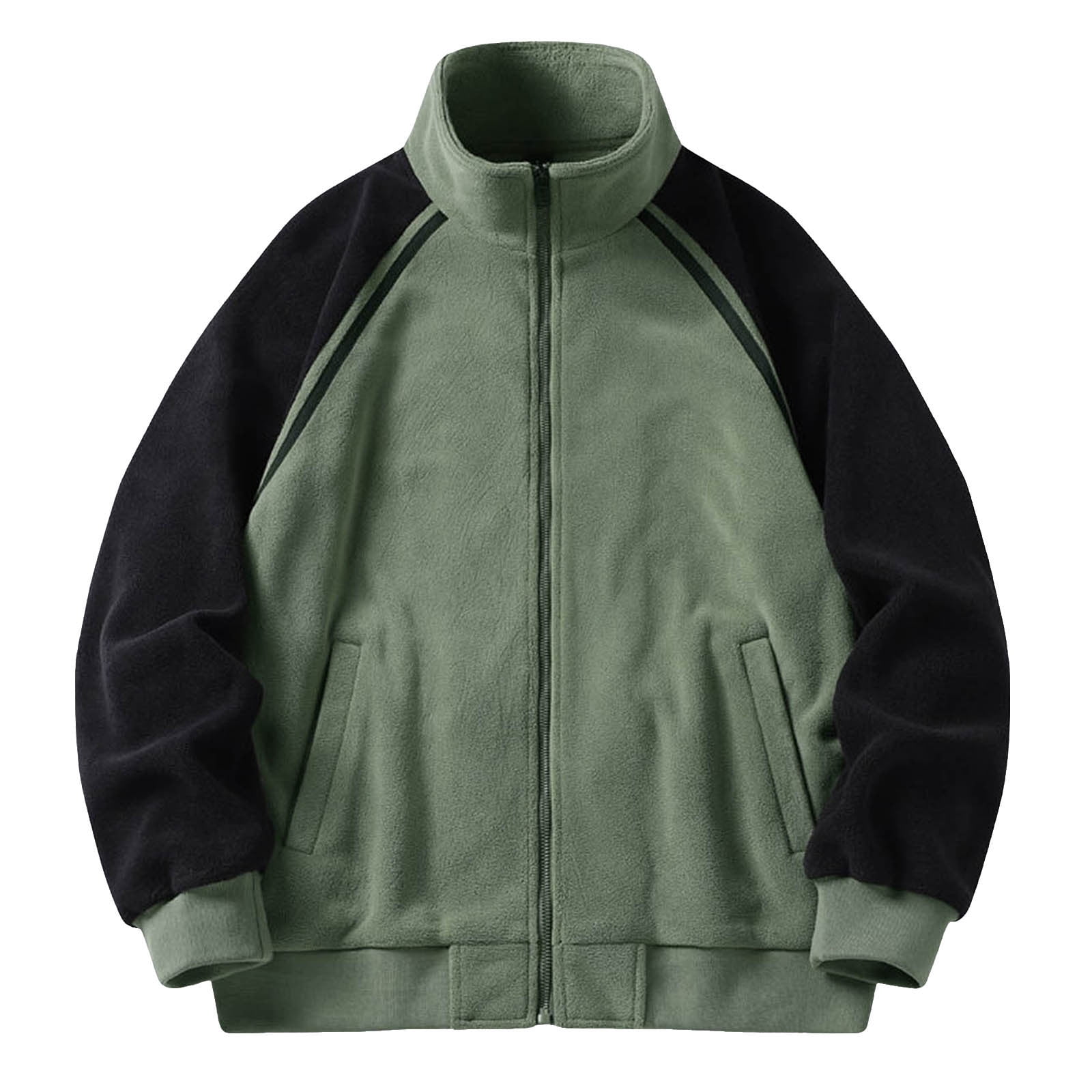 CZSCPDAW Men's Insulated Fleece Jackets & Hood Thermal Coats Mens ...