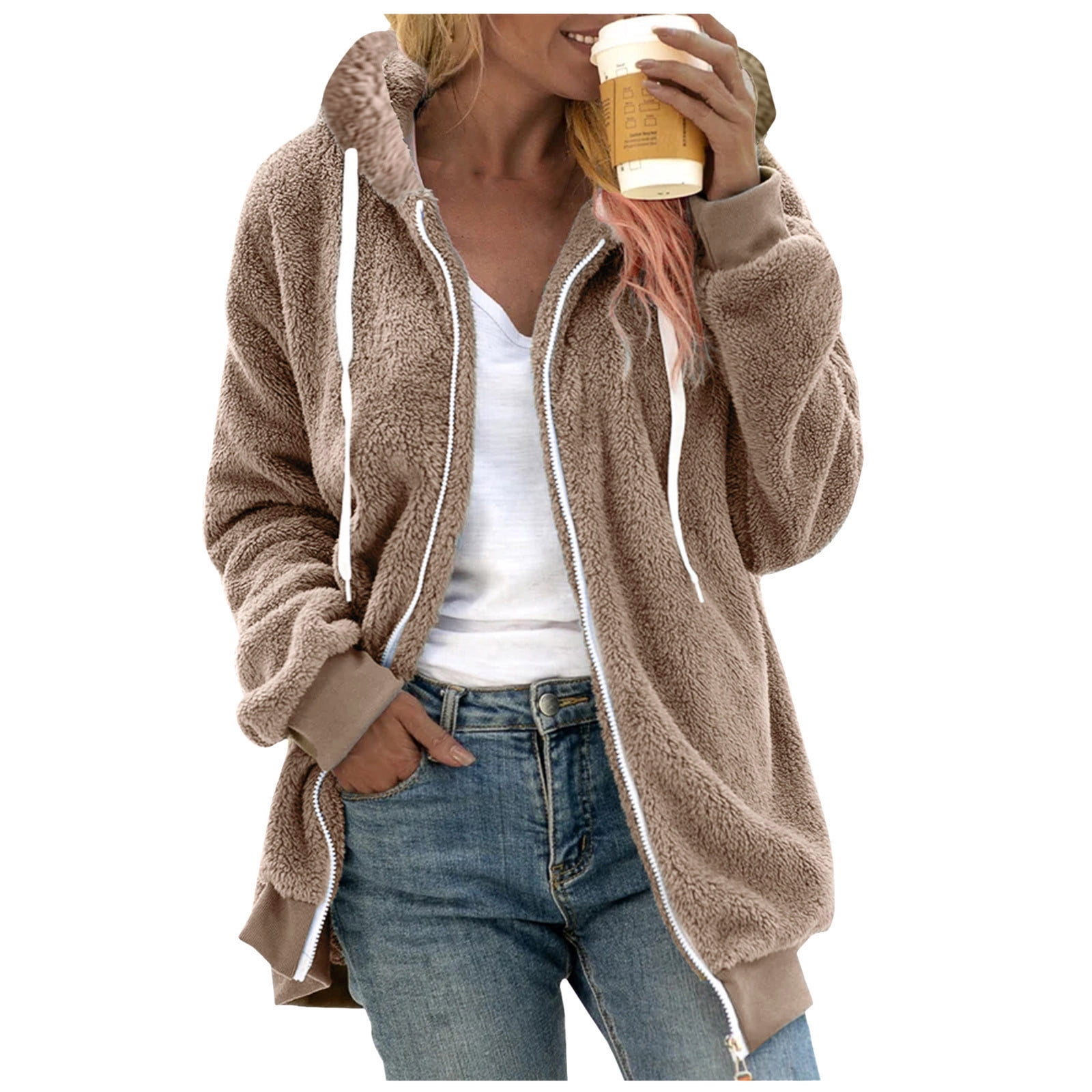 CZSCPDAW Women's Cotton Jacket Classic And Aesthetically Pleasing ...