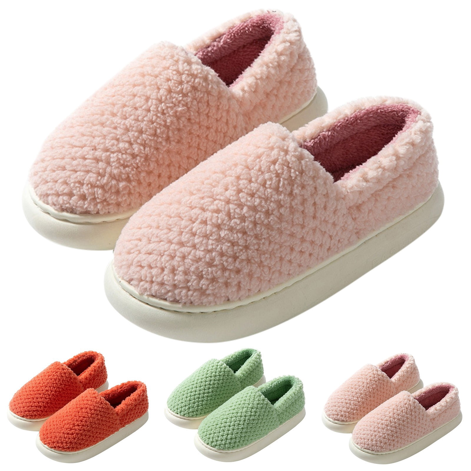 CZSCPDAW Women's Cozy Slippers Suede Home Comfy Winter Slip On Cute ...