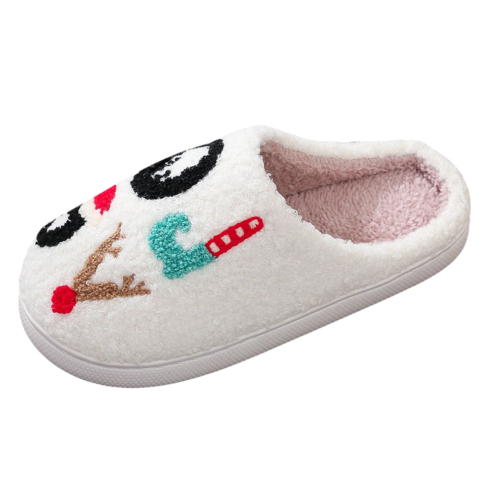CZSCPDAW Women's Slippers Suede Warm Lined Lace Up Cozy Bow Slip On ...