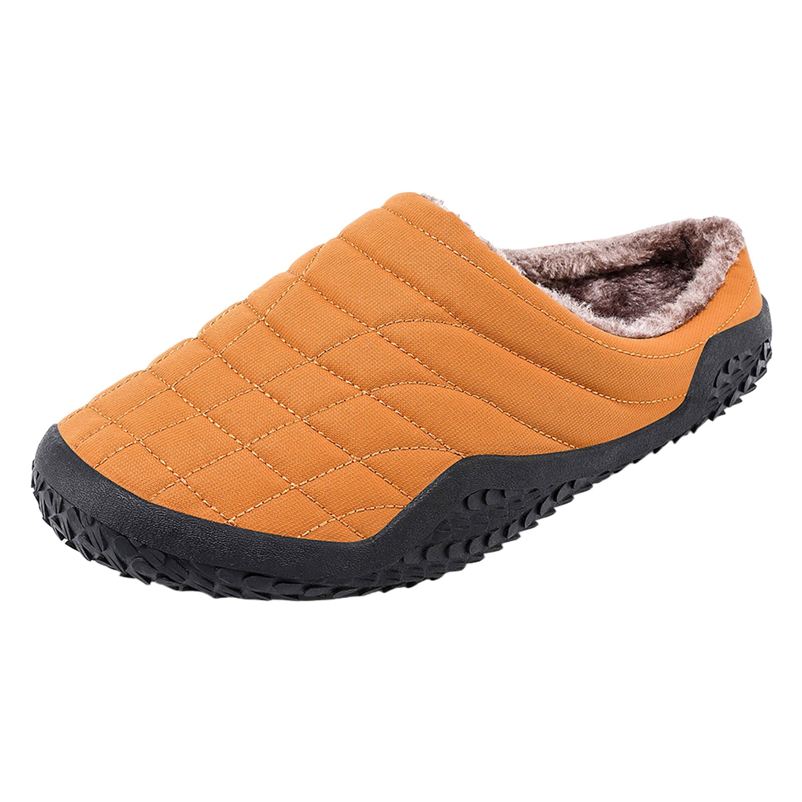 CZSCPDAW Womens Home Slippers Velvet Slip On Scuff Slippers Men And ...