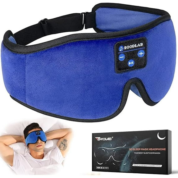 CZSleep Headphones Bluetooth 5.4 Headband Sleeping Eye Mask for Mom ...