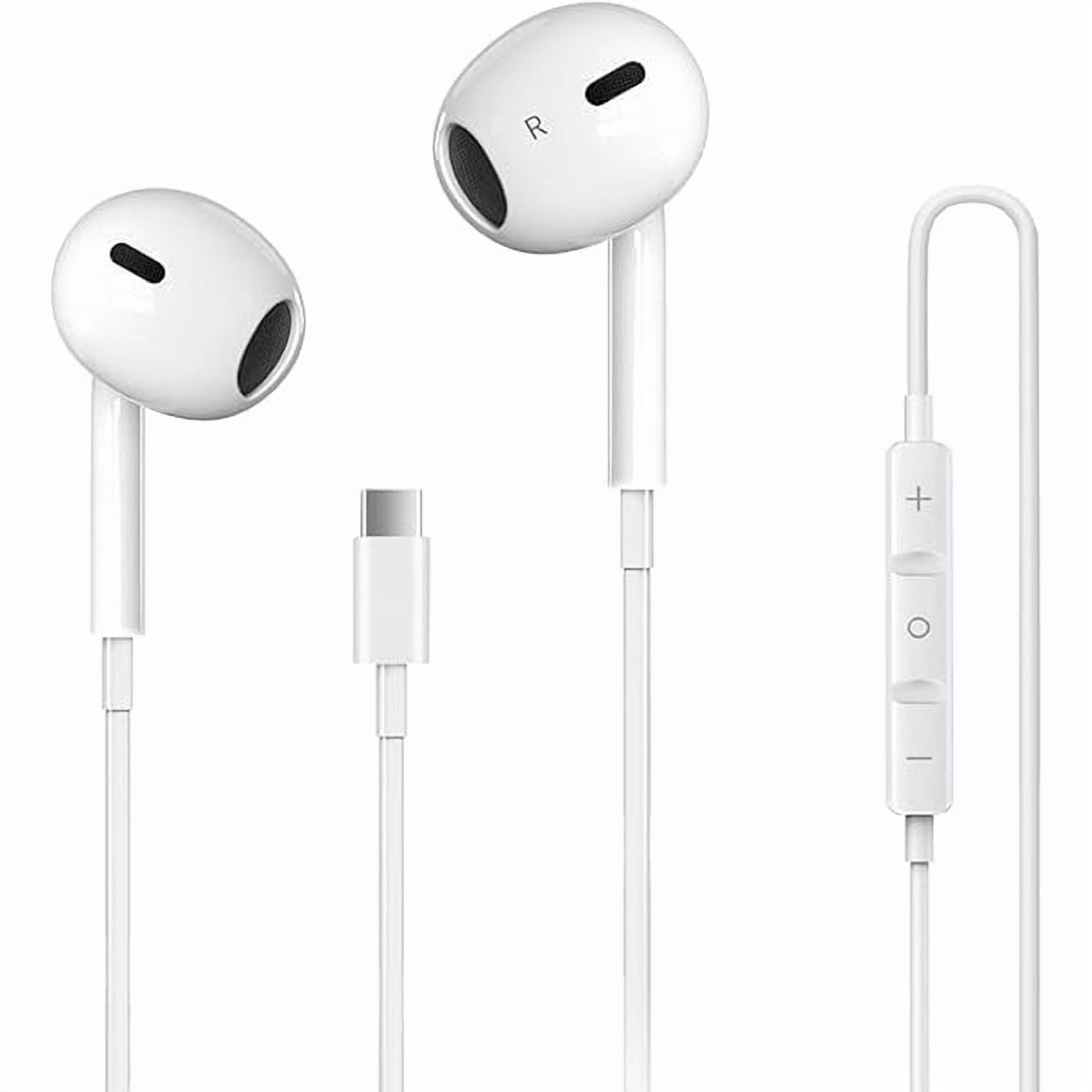 CZUSB C Headphones for iPhone 16, Type C Earbuds Wired Earbuds with ...