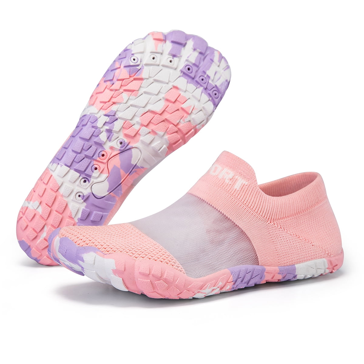 CZV Quick-Dry Kids Beach Shoes Non-Slip Breathable Water Shoes for Boys ...