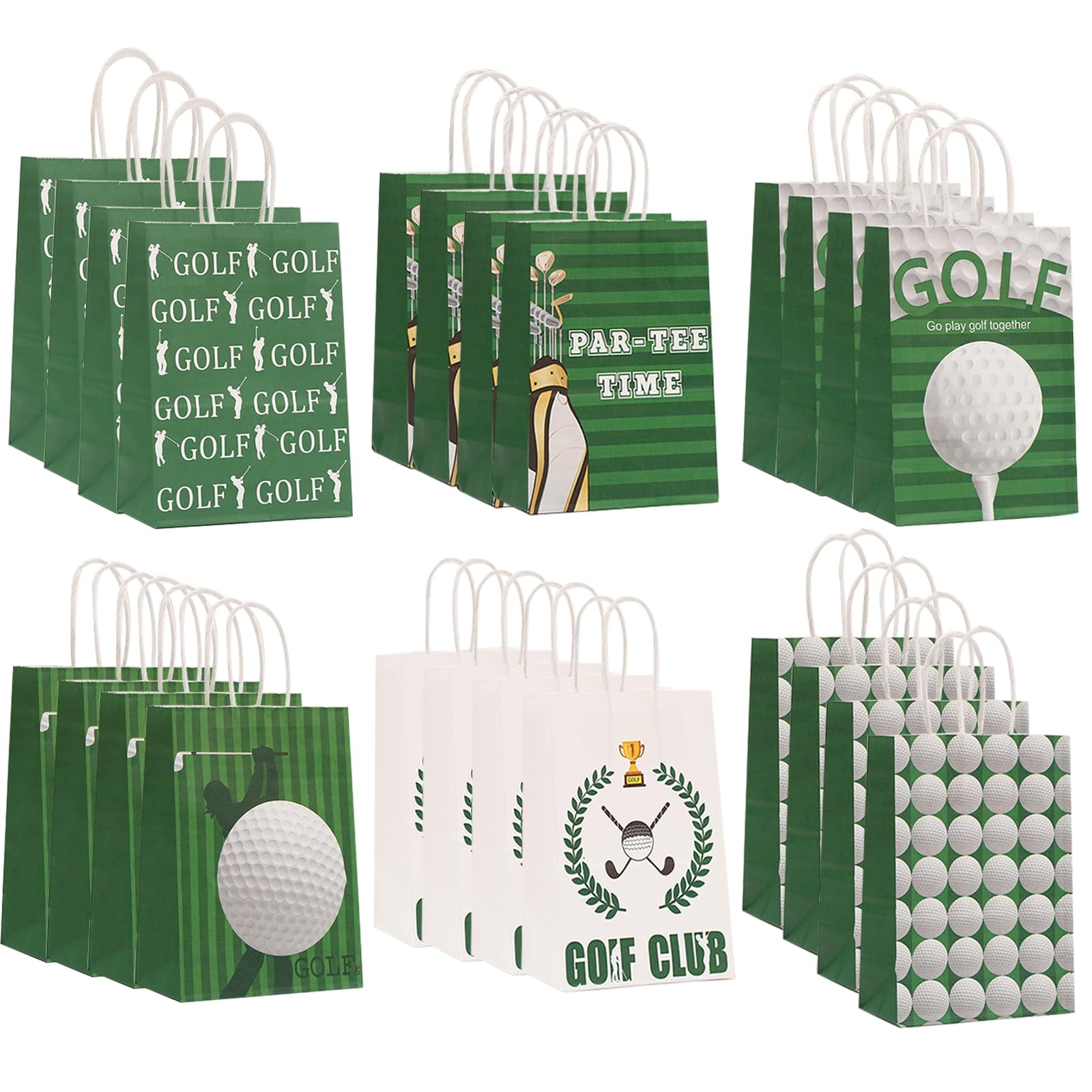 CZWXOXO 24pcs Golf Party BDF32 Favor Bags Golf Themed Party Decorations ...