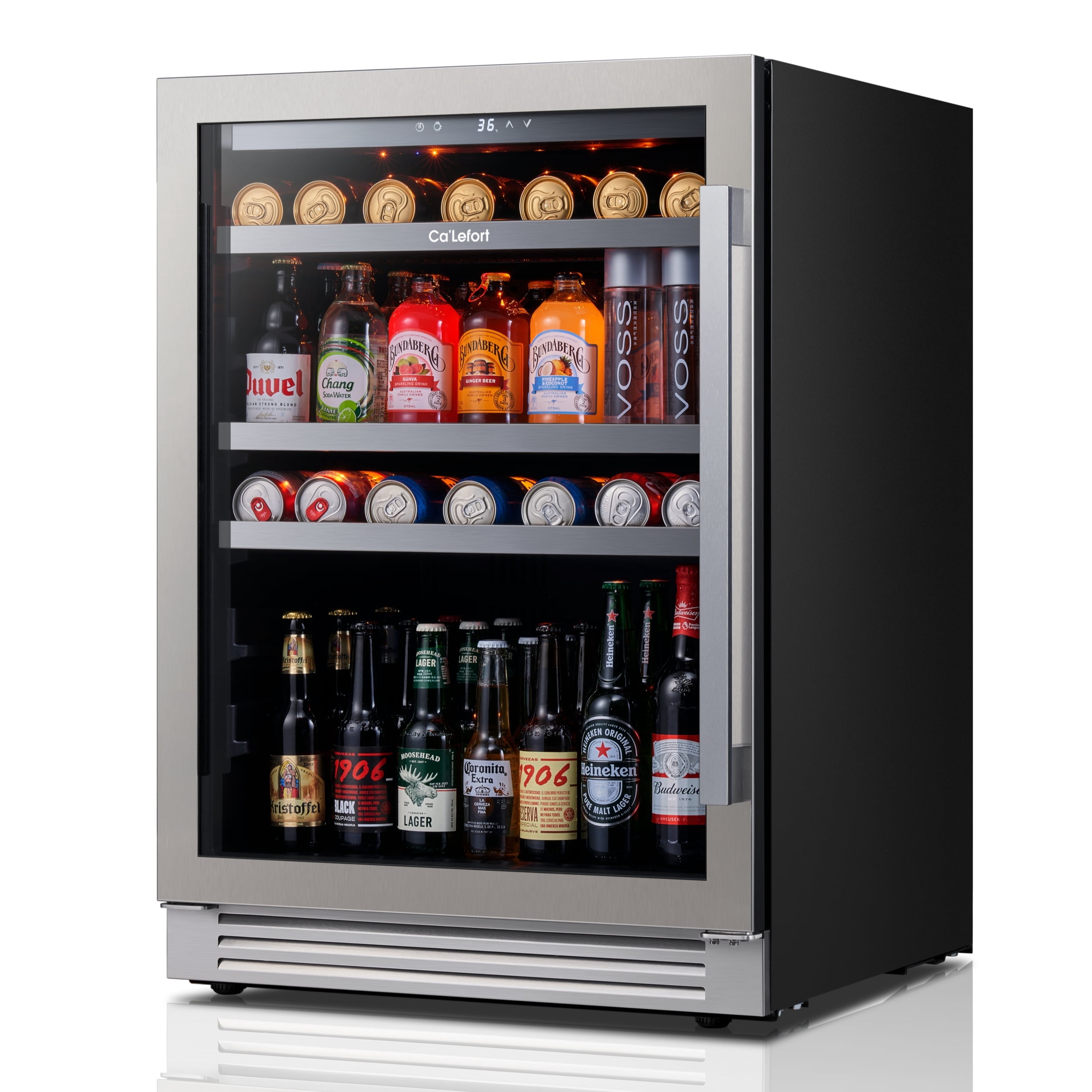 Free Shipping! Ca'Lefort 24 inch Beverage Refrigerator Cooler,140 Can ...