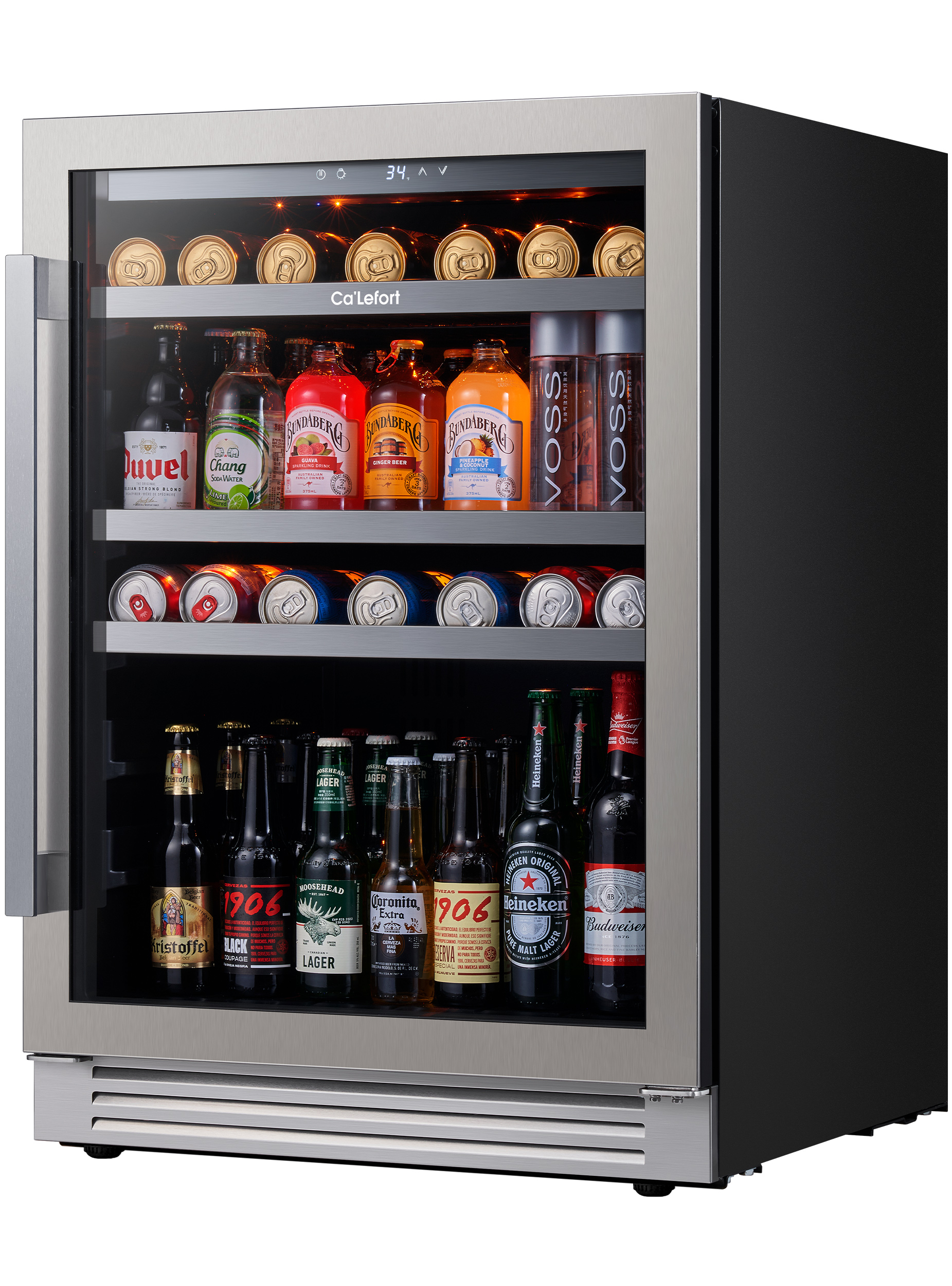 Mirrored Trim Beverage Cooler - Walmart.com