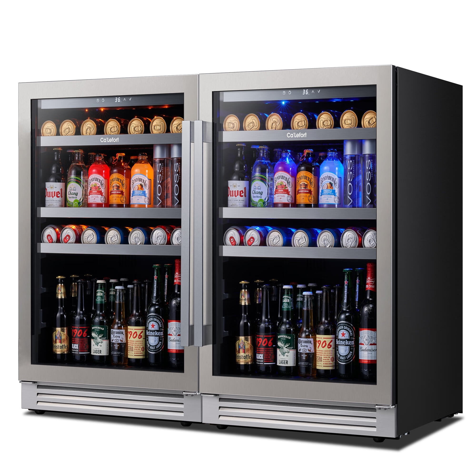 Ca'Lefort Beverage Refrigerator,280 Cans Beverage Fridge Cooler ...