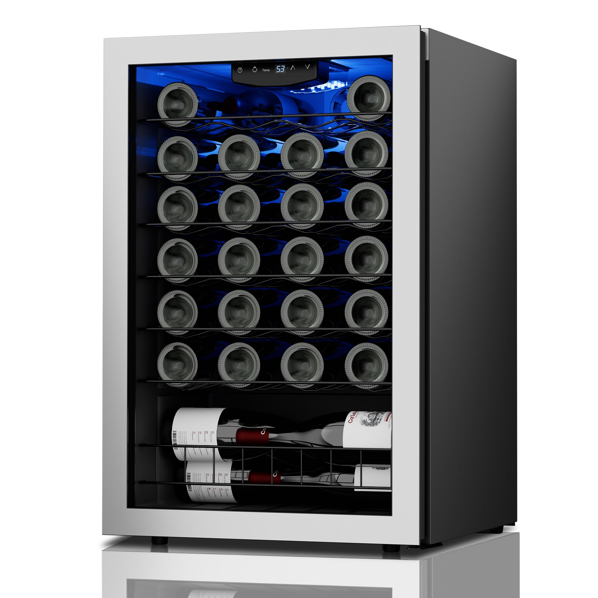 Free Shipping! Ca'Lefort 47 Bottle Wine Chiller Fridge, Freestanding ...