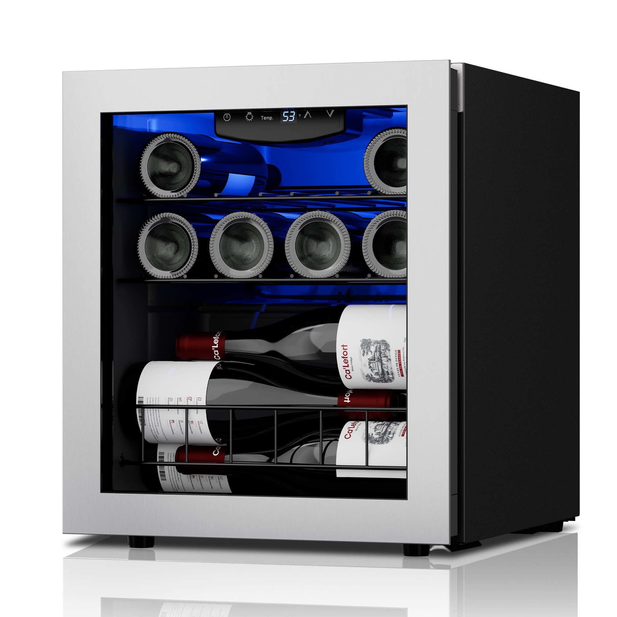 Ca'Lefort 12 Bottle Wine Refrigerator Cooler, Mini Freestanding Wine ...
