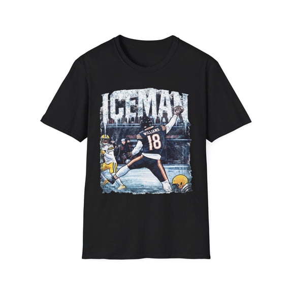 Ca.leb Wi.lliams Iceman Chicago Football Fan T-Shirt Viral Playoff ...