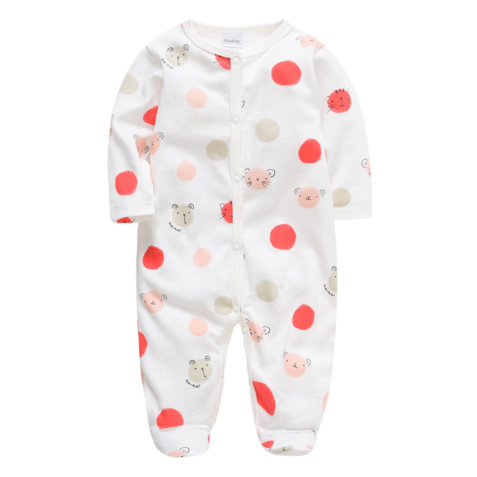 CaComMARK PI Baby Footie Pajamas Infant Girls Boys Footed Sleeper ...