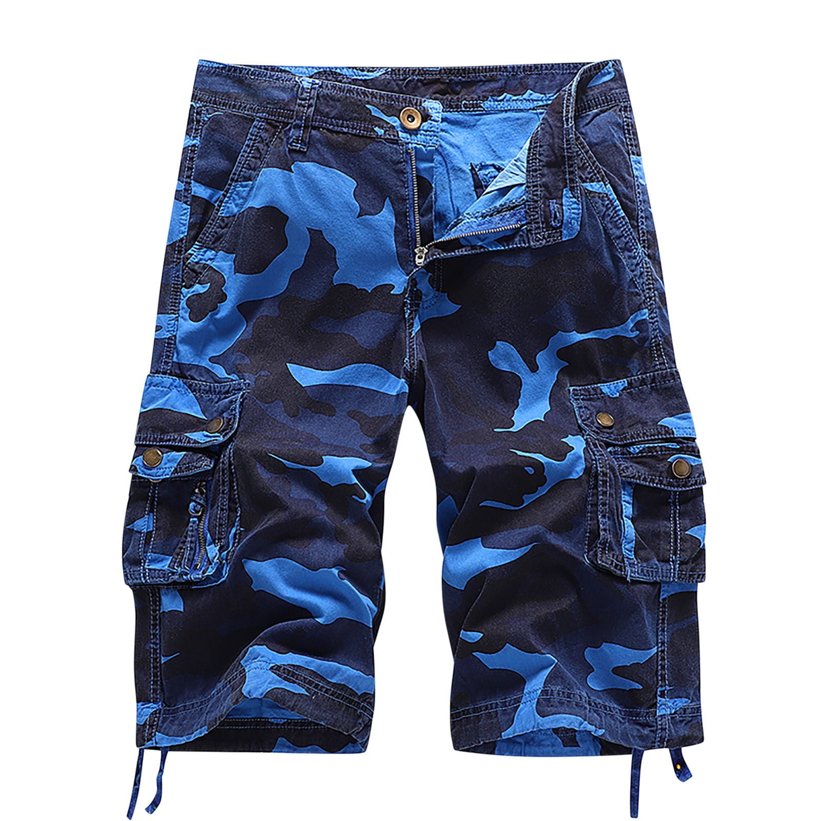 CaComMARK PI Cargo Shorts for Men Camo Multi Pocket Fashionable Casual ...