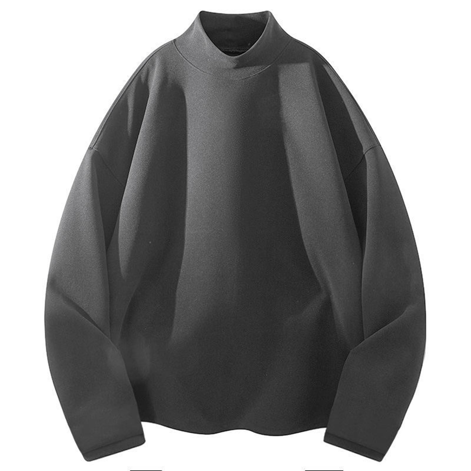 CaComMARK PI Man Tops Solid Color Knitwear Derung Fleecing ...