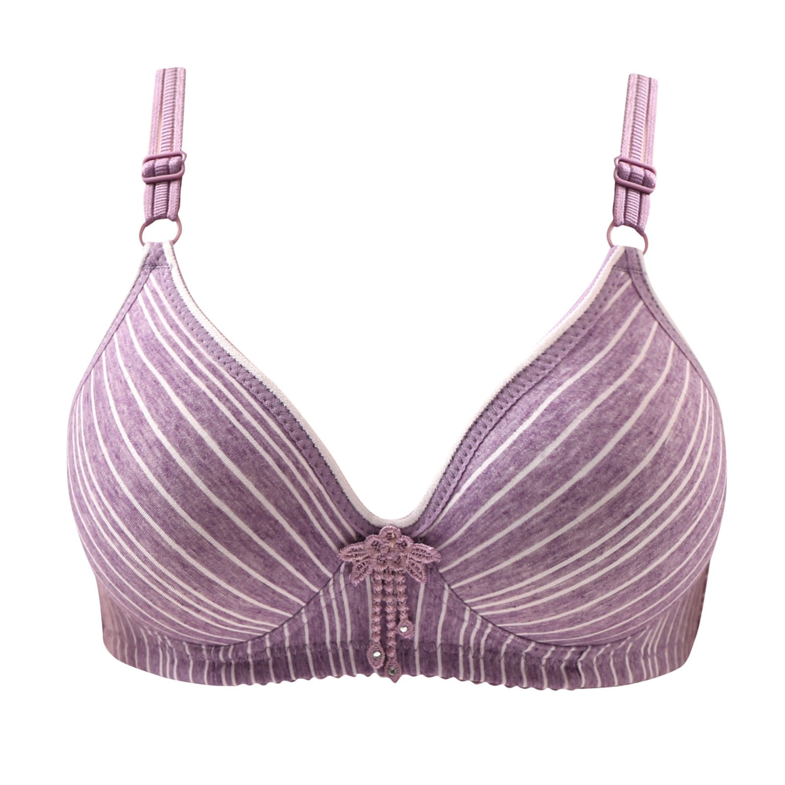 CaComMARK PI Plus Size Wirefree Bra On Clearance Woman's Printing ...