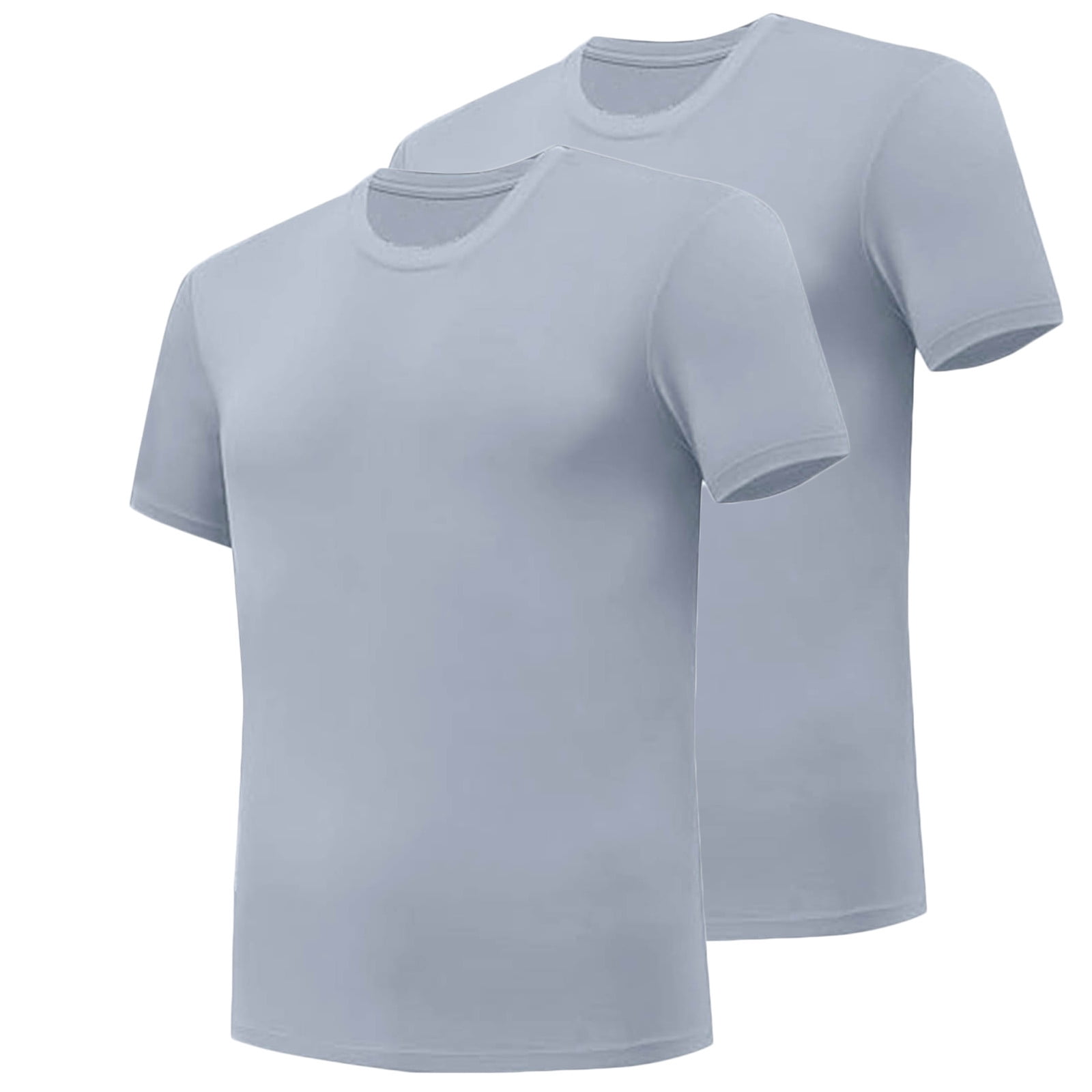 CaComMARK PI Reduced 2PC Short Sleeve Shirts for Men Cotton Round Neck ...