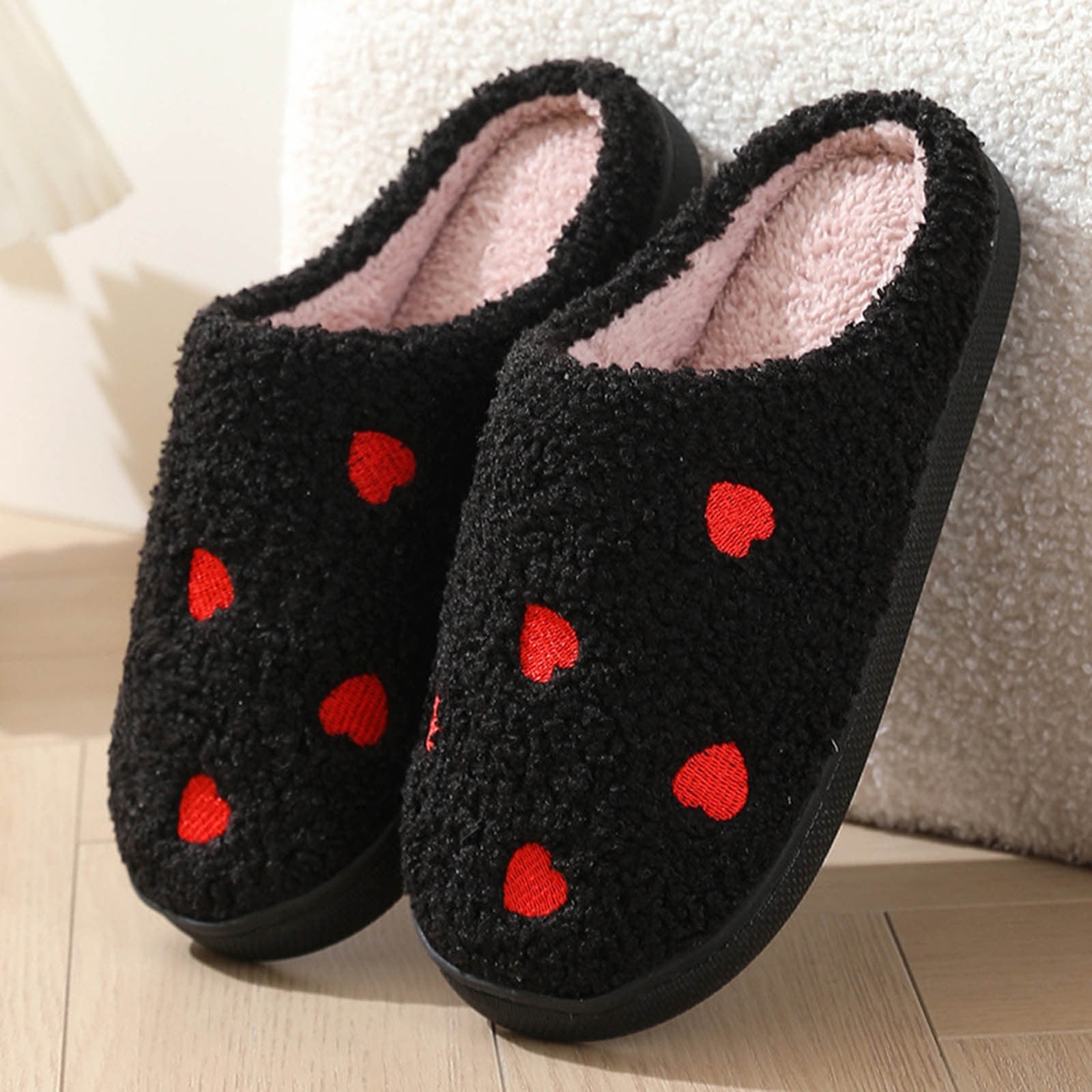 CaComMARK PI Warm House Slippers for Women Comfy Fleece Lined Winter ...