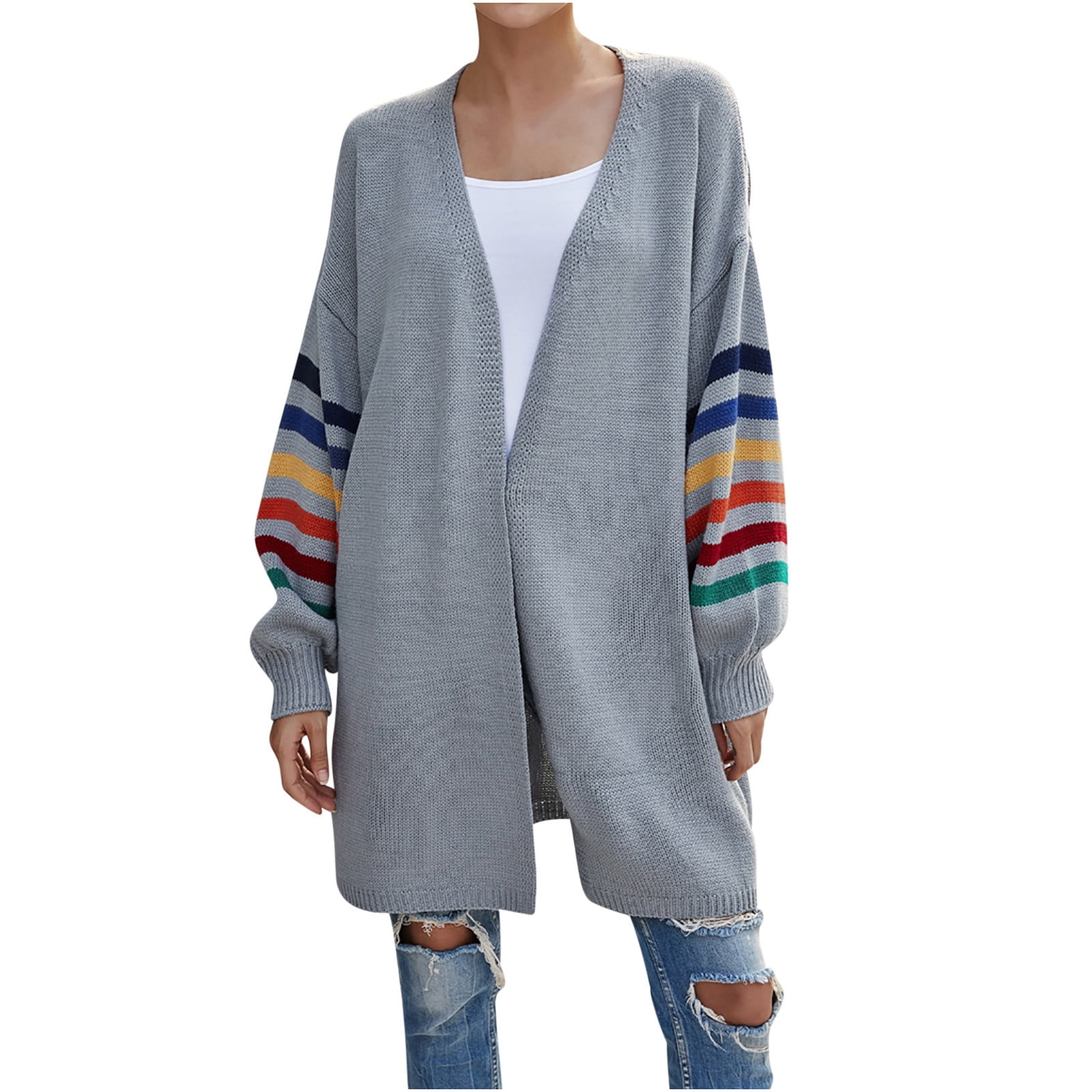 CaComMARK PI Women's Cardigan Clearance Long Open Front Cardigans ...