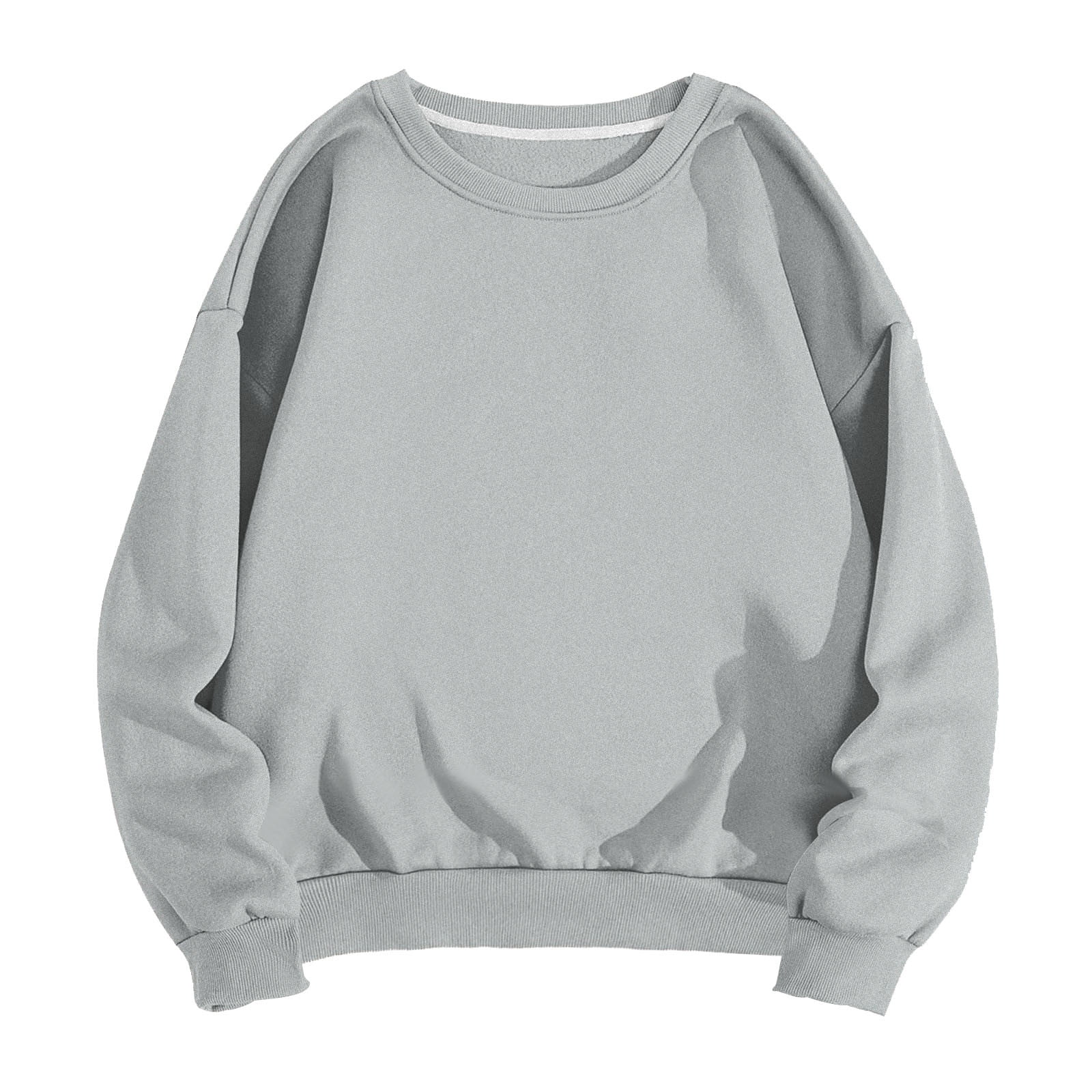 CaComMARK Shirts for Men's Basic Solid Color Sweatshirts Long Sleeve ...