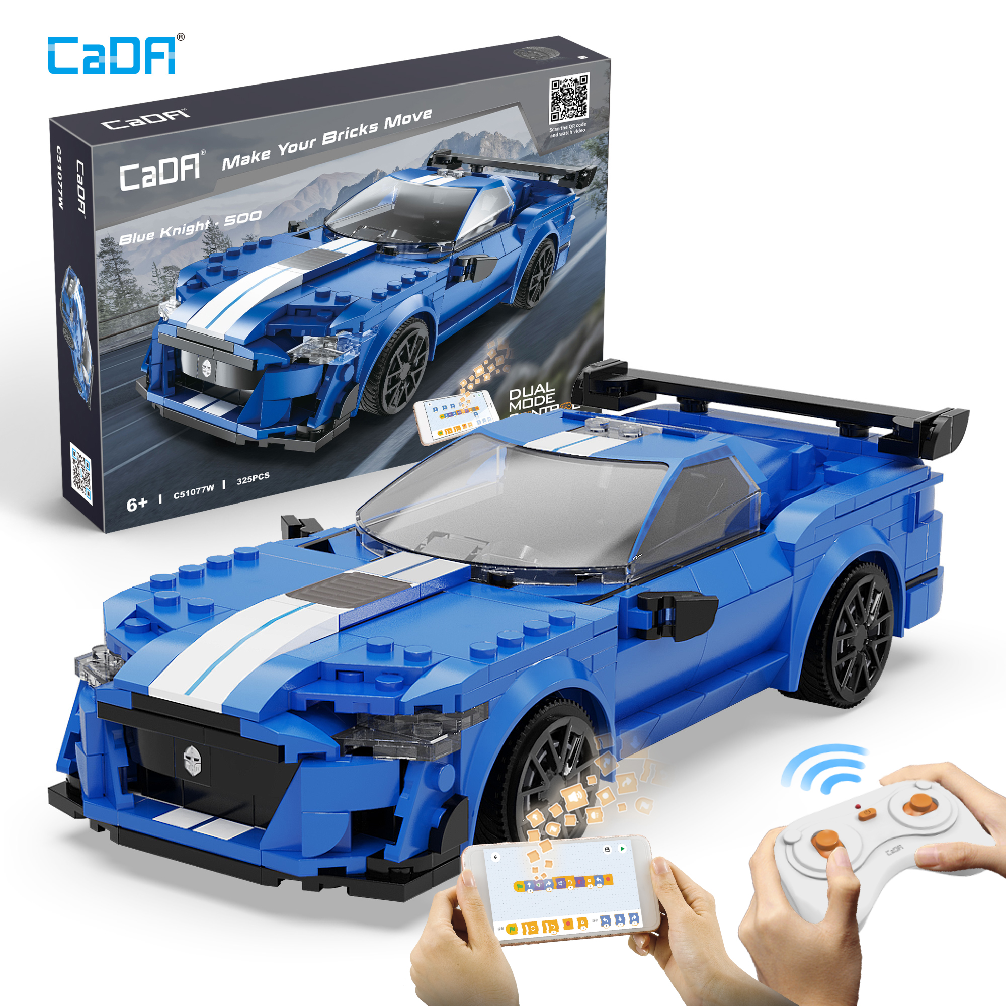 AMT: 1:25 Scale Model Kit - 1968 Shelby GT500 - Lime Gold, 80 Parts - Authentic Vehicle Building ...