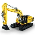 CaDA Excavator Building Set - 1:20 Scale Replica with Realistic Details ...