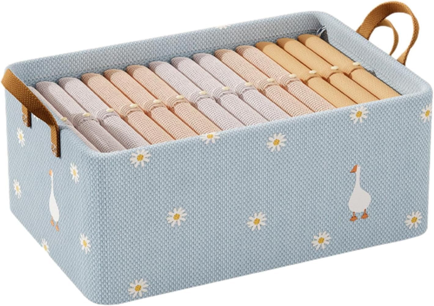 Caaju Foldable Steel Frame Clothes Organizer Storage Box for Wardrobe ...